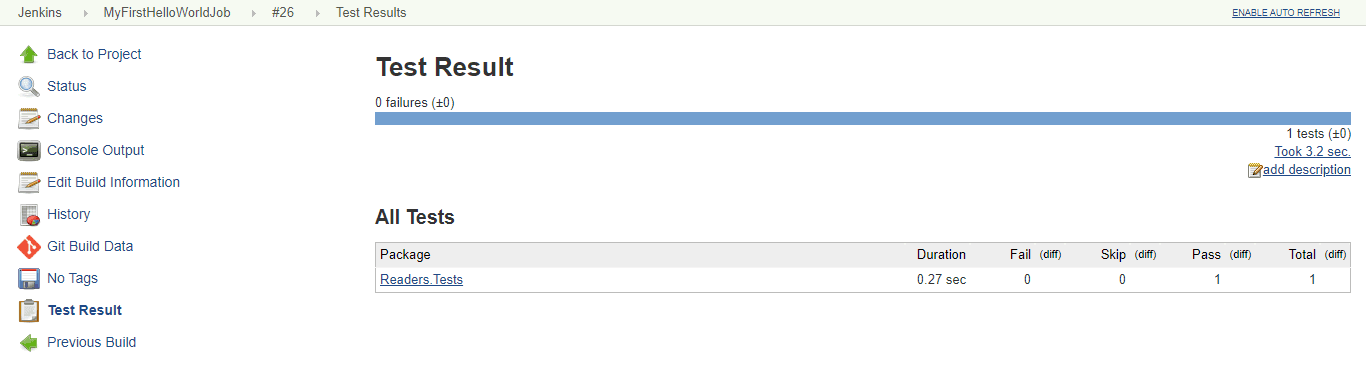How to run tests on ASP.NET Core in Jenkins