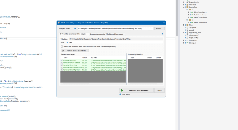 How to use NDepend for Code Analysis – My Experience